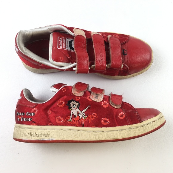 adidas | Shoes | Adidas Red Betty Boop Shoes C733844 | Poshmark